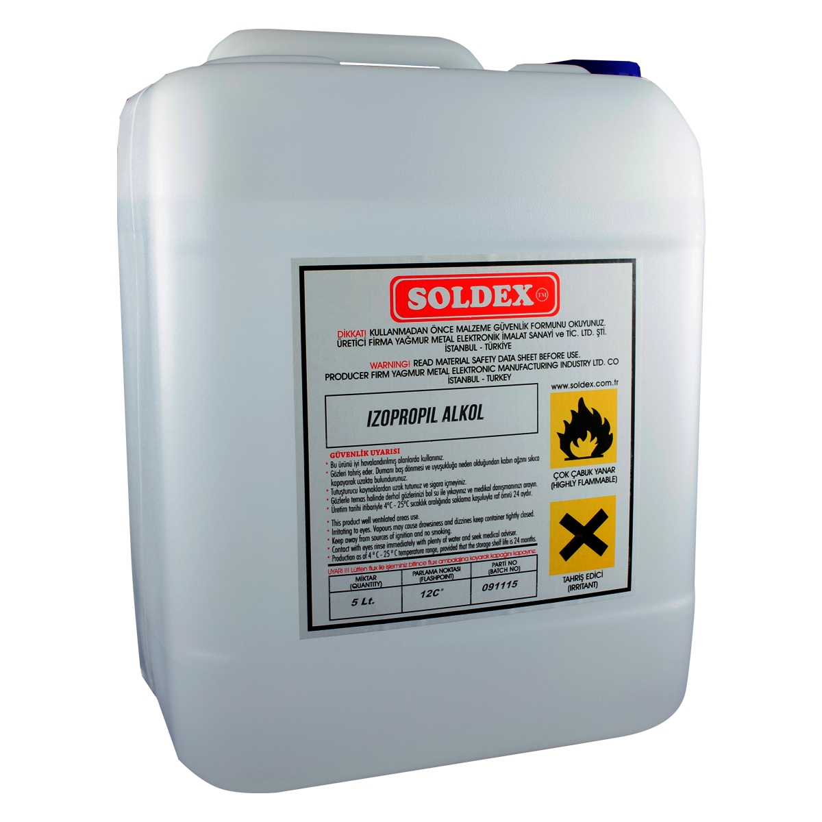 Izopropil Alkol | Soldex Yağmur Metal